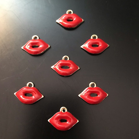 Jewelry | Kissy Lip Charms | Poshmark